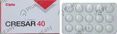 Cresar 40 MG Tablet (15): Uses, Side Effects, Price & Dosage | PharmEasy