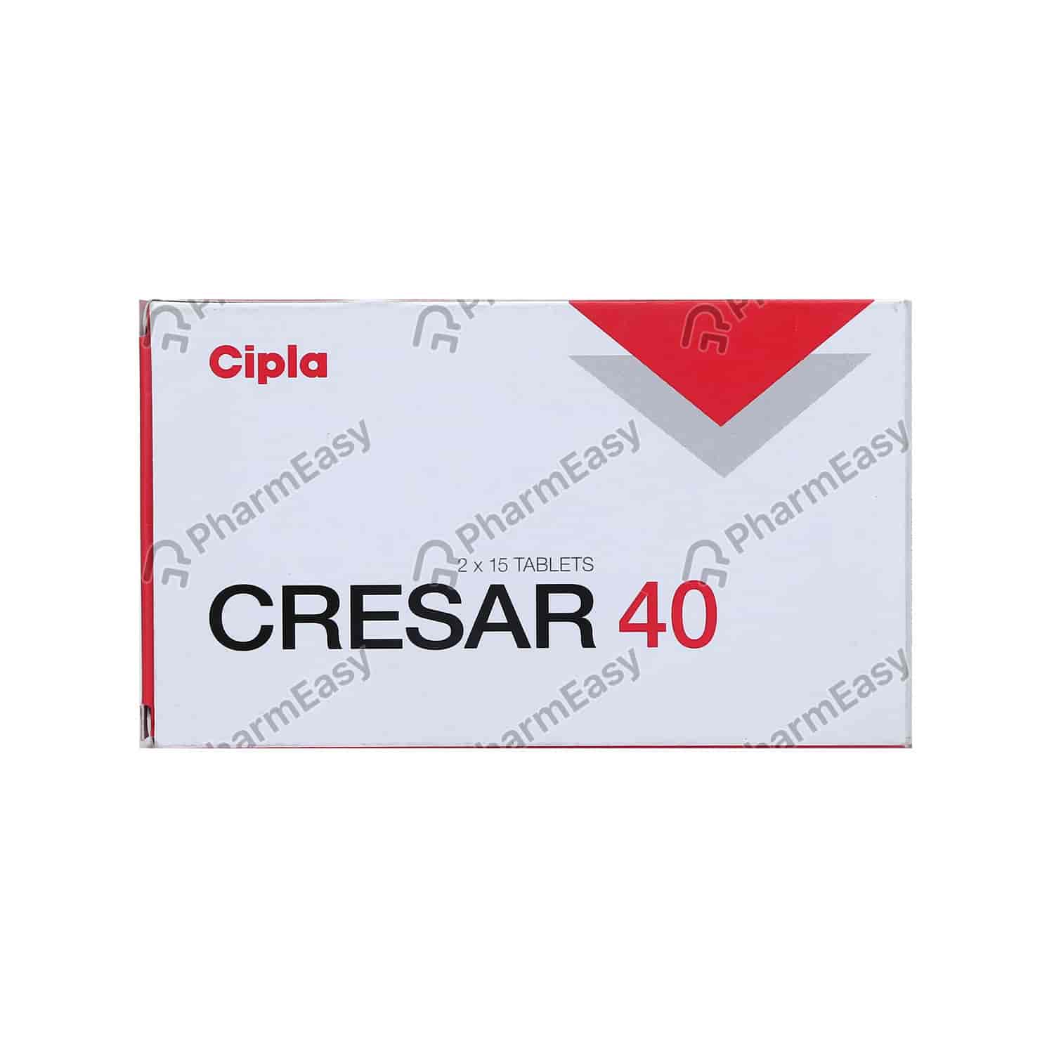 Cresar 40mg Tab 15'S - Uses, Side Effects, Dosage, Composition & Price ...