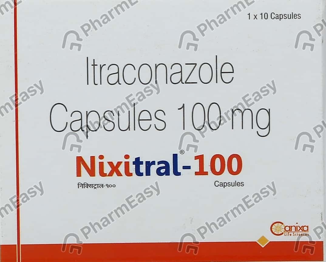 Nixitral 100 MG Capsule (10): Uses, Side Effects, Price & Dosage ...