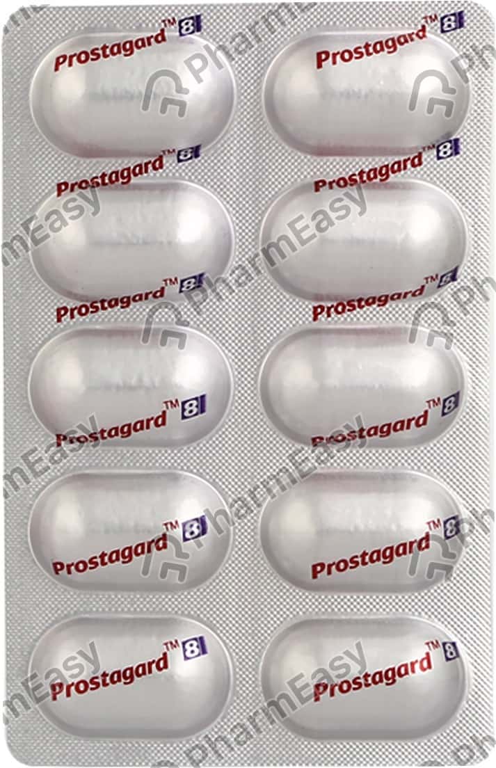 Prostagard 8 MG Capsule (10): Uses, Side Effects, Price & Dosage ...