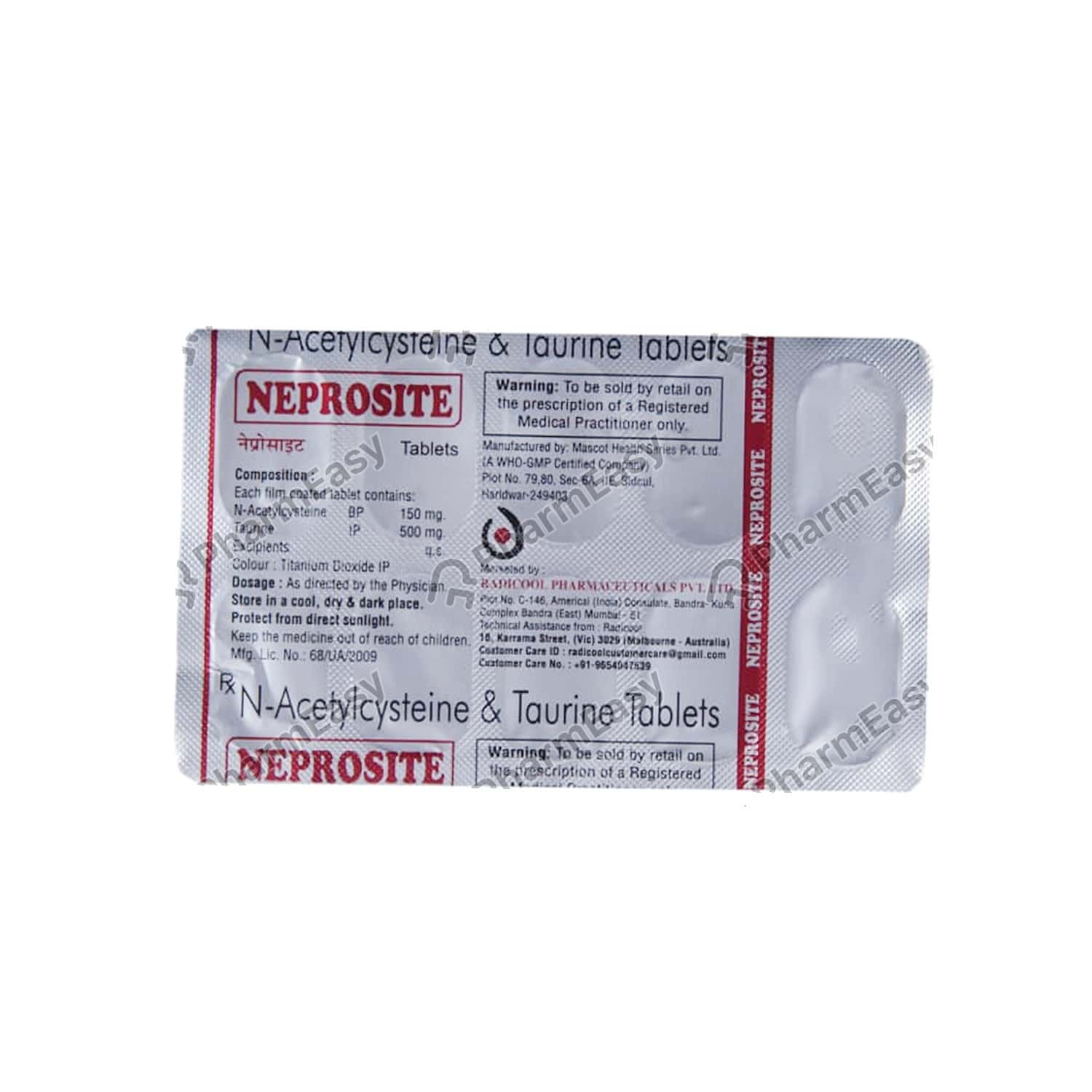 Buy Neprosite Strip Of 10 Tablets Online at Flat 18% OFF* | PharmEasy