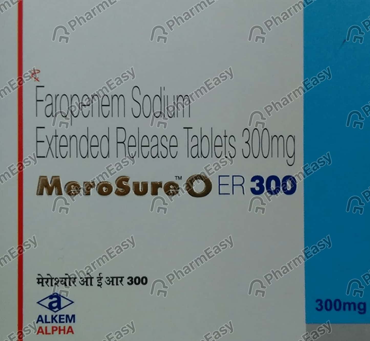 Merosure O ER 300 Tablet: Uses, Side Effects, Price, Dosage & More Info ...