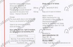 Rapiclav 625 Tablet: Uses, Side-effects, Price, Dosage & More Info ...