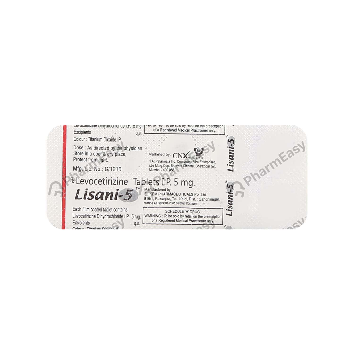 Lisani 5 MG Tablet (10) - Uses, Side Effects, Dosage, Composition ...