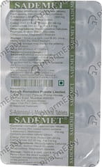 Sademet 200 MG Tablet (10): Uses, Side Effects, Price & Dosage | PharmEasy