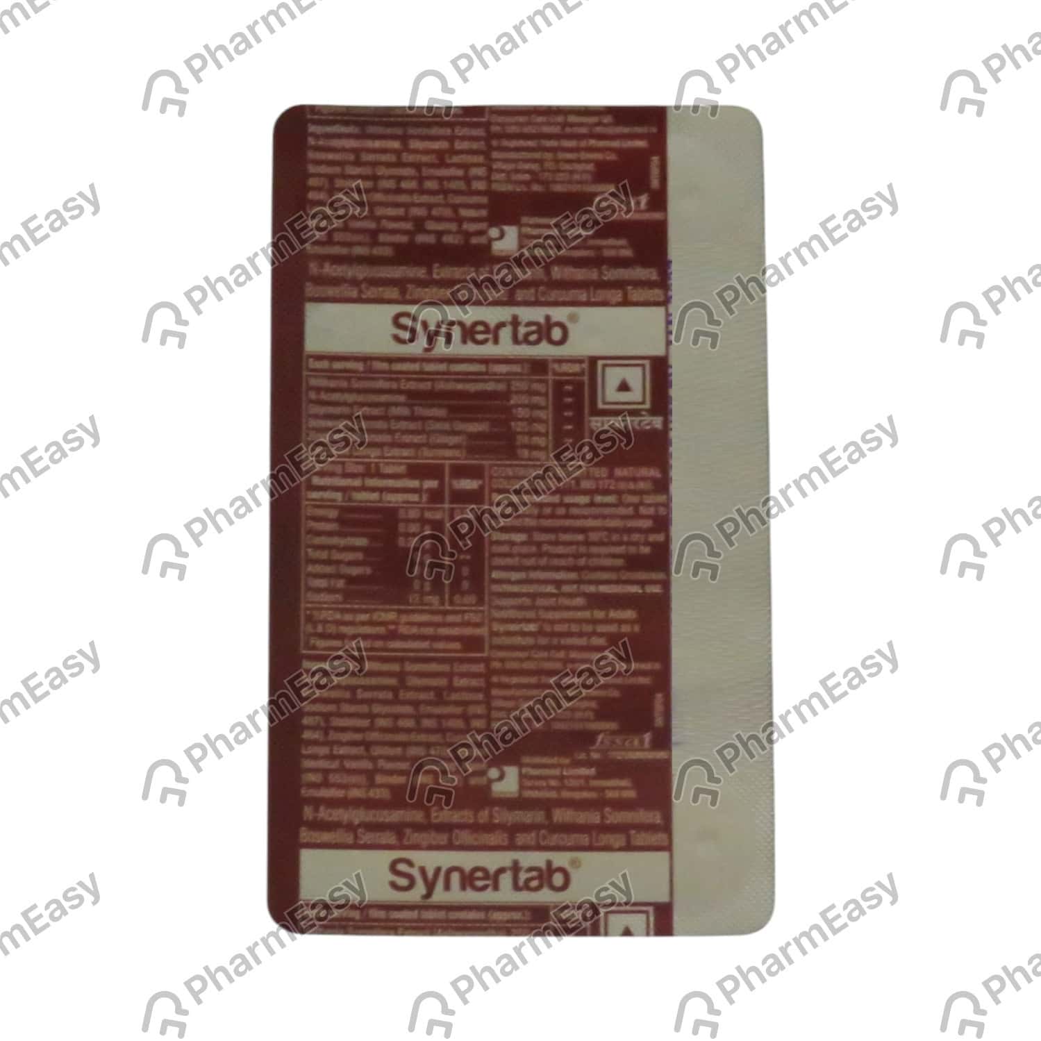 Synertab Strip Of 10 Tablets: Uses, Side Effects, Price & Dosage ...