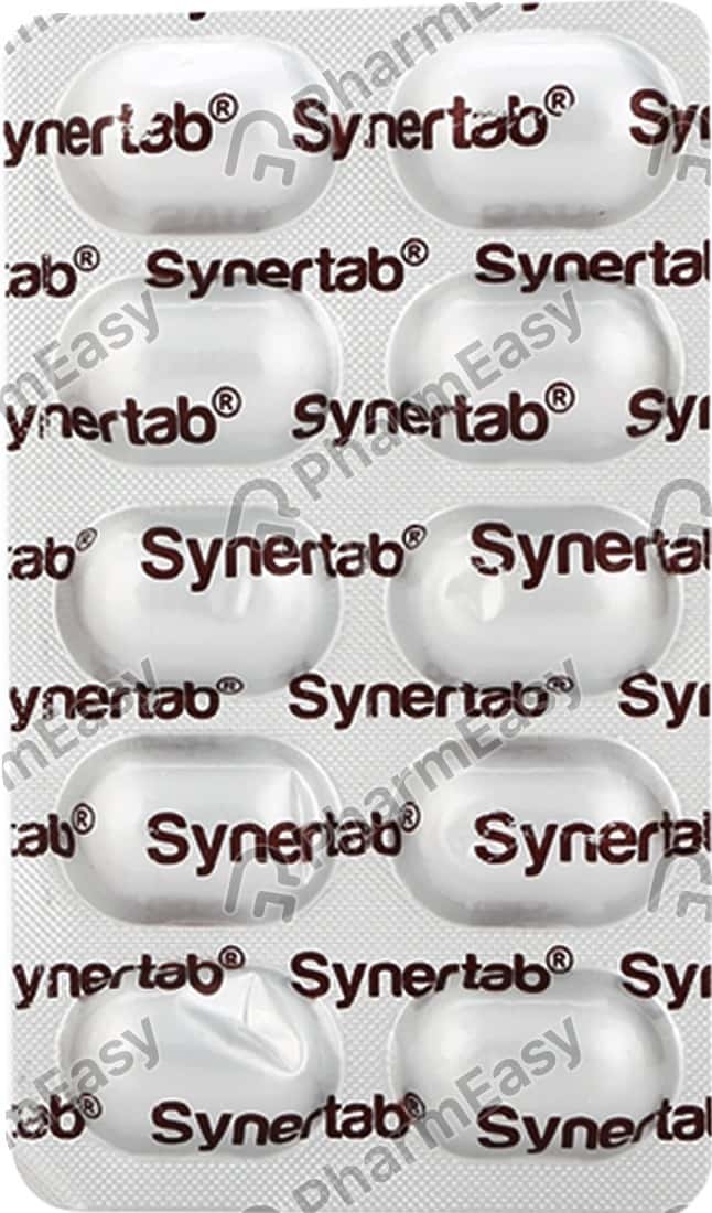 Buy Synertab Strip Of 10 Tablets Online at Flat 15% OFF | PharmEasy