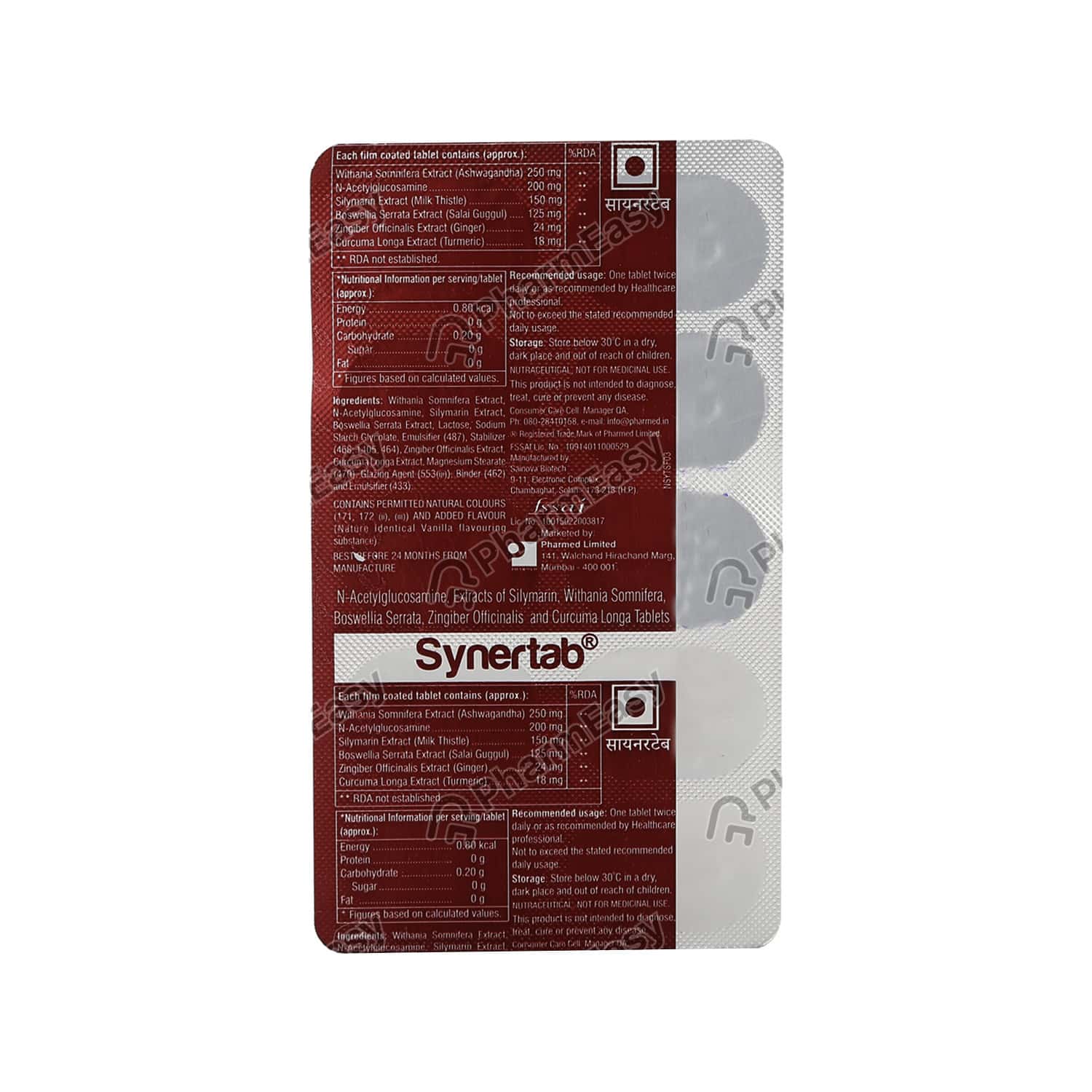 Buy Synertab Tab 10'S Online at Flat 18% OFF* | PharmEasy