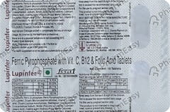 Lupinfer Strip Of 10 Tablets: Uses, Side Effects, Price & Dosage ...