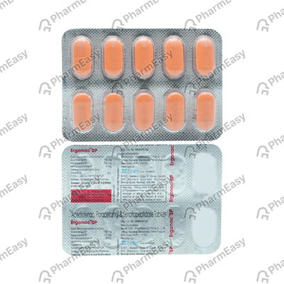 Ergonac Sp Strip Of 10 Tablets: Uses, Side Effects, Price & Dosage ...