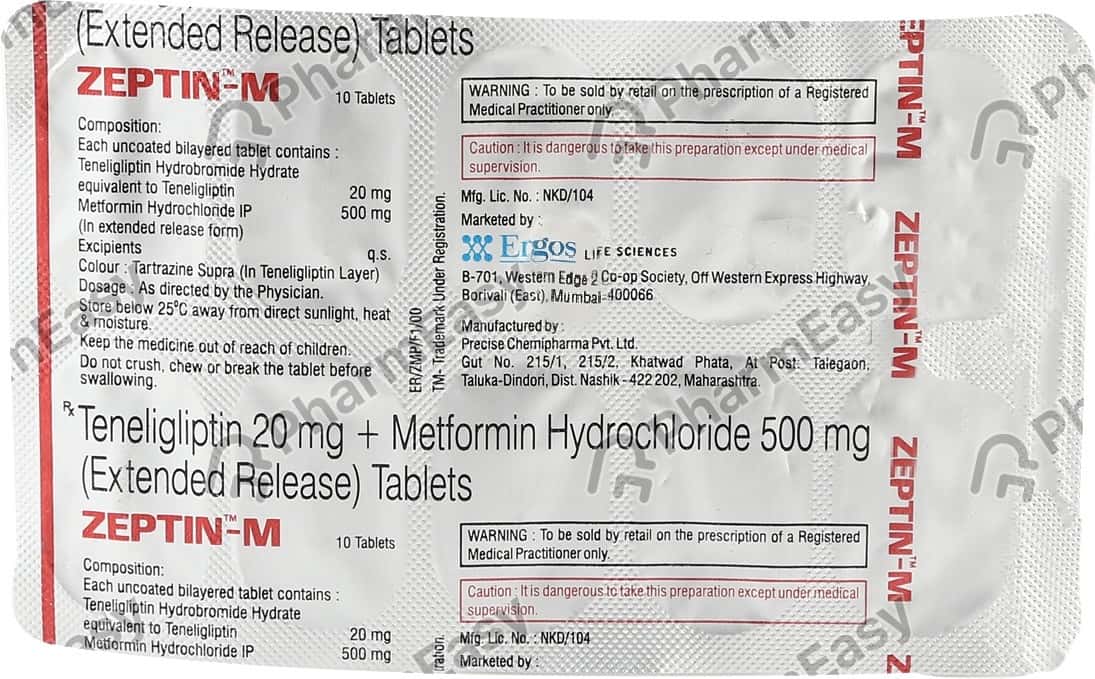 Buy Tenglyn M 500 Strip Of 10 Tablets Online at Flat 15% OFF | PharmEasy