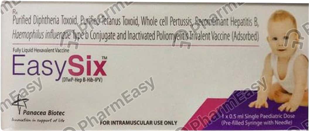 Easy Six Vaccine: Uses, Side-effects, Price, Dosage & More Info - PharmEasy