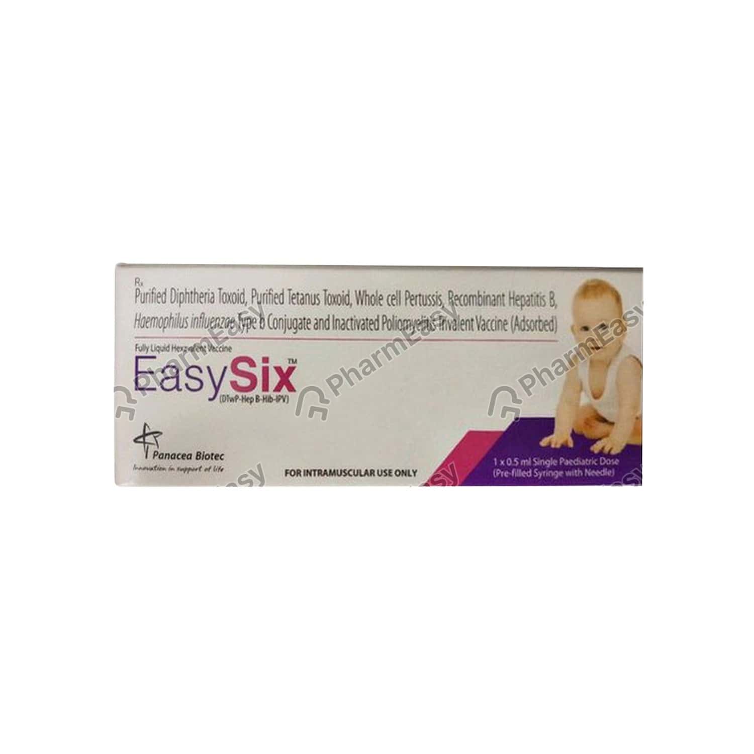 Buy Easy Six Inj 0.5ml Online at Flat 18% OFF* | PharmEasy