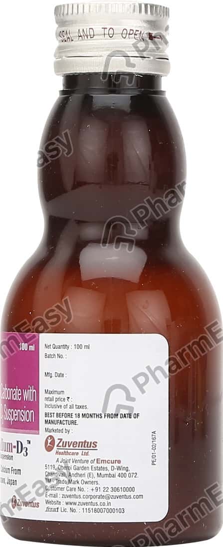 Coralium D3 Suspension 100ml: Uses, Side Effects, Price & Dosage ...