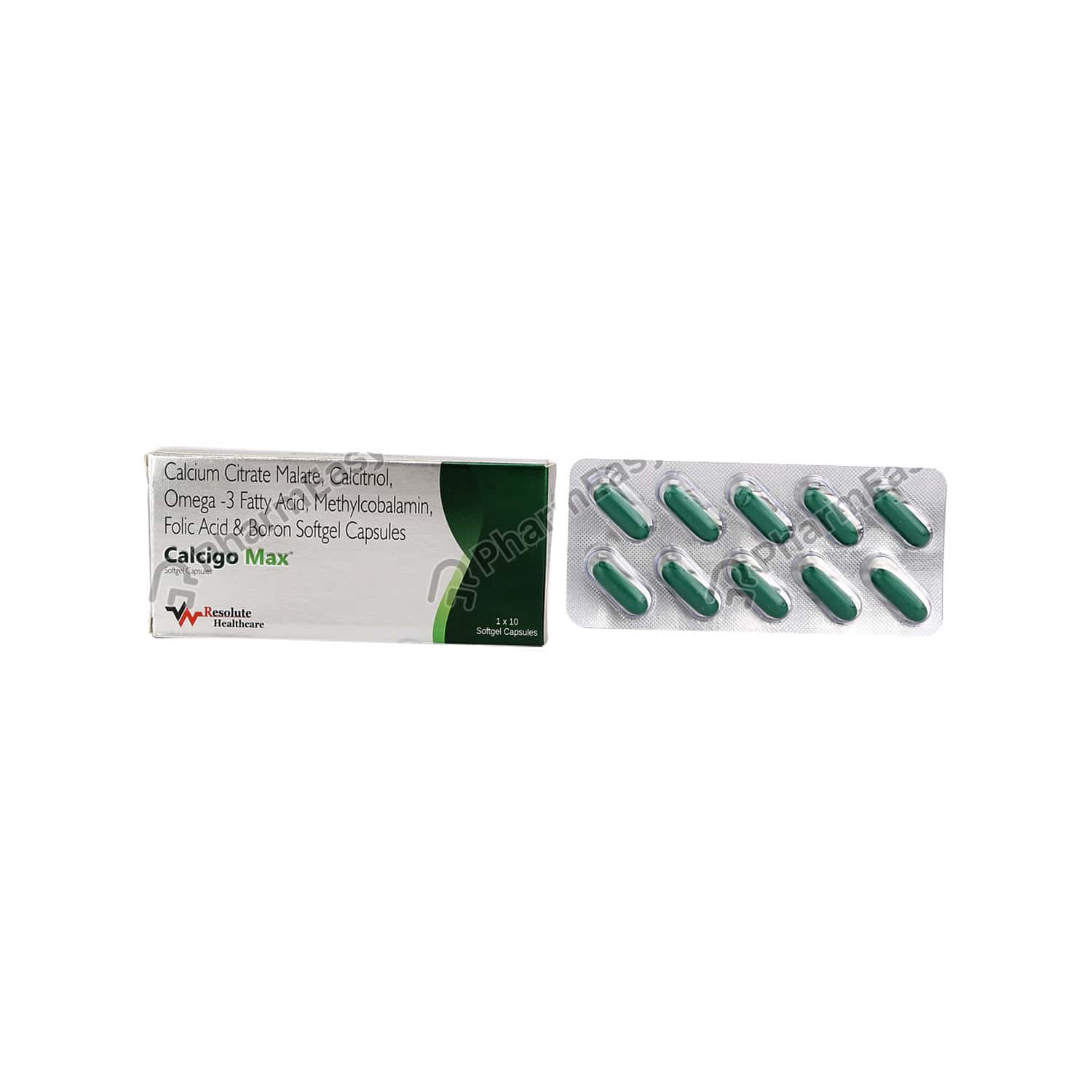 Buy Calcigo Max Strip Of 10 Capsules Online at Flat 18% OFF* | PharmEasy