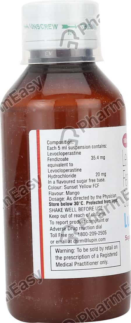 Buy Lupituss 20 MG Suspension (100) Online at Flat 15% OFF | PharmEasy