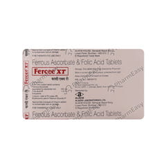 Fercee Xt Tab 10'S - Uses, Side Effects, Dosage, Composition & Price ...