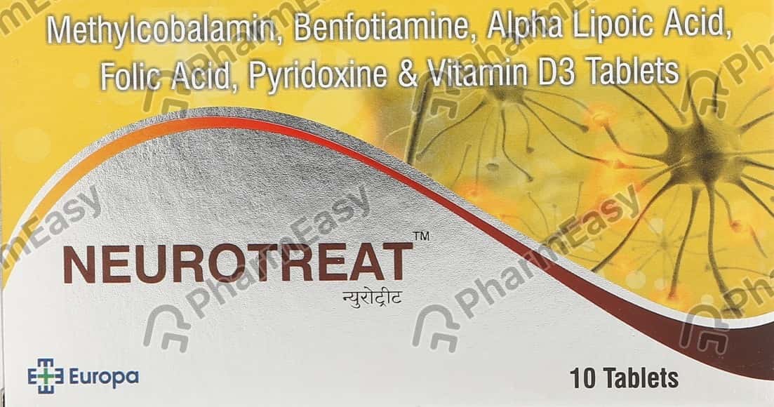 Buy Neurotreat Strip Of 10 Tablets Online at Flat 15% OFF | PharmEasy