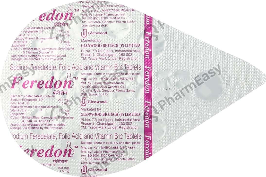 Feredon Strip Of 10 Tablets: Uses, Side Effects, Price & Dosage | PharmEasy