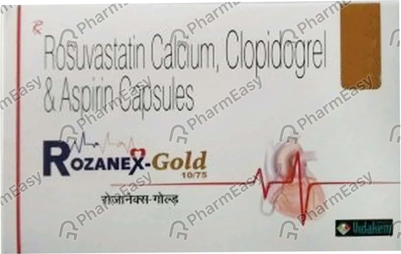 Rozanex Gold 20/150mg Strip Of 10 Capsules: Uses, Side Effects, Price ...