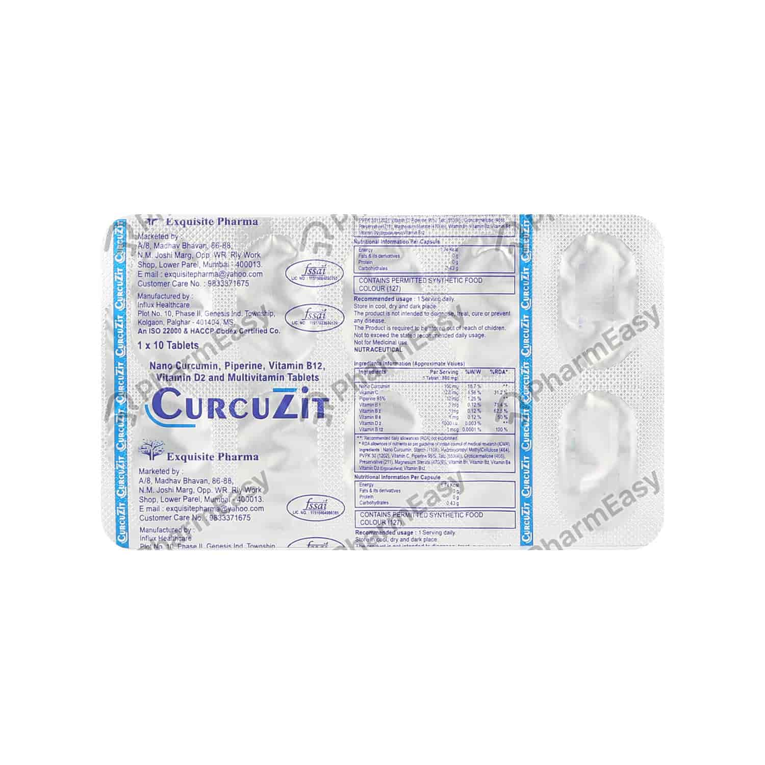 Buy Curcuzit Tablet 10'S Online at Flat 18% OFF* | PharmEasy