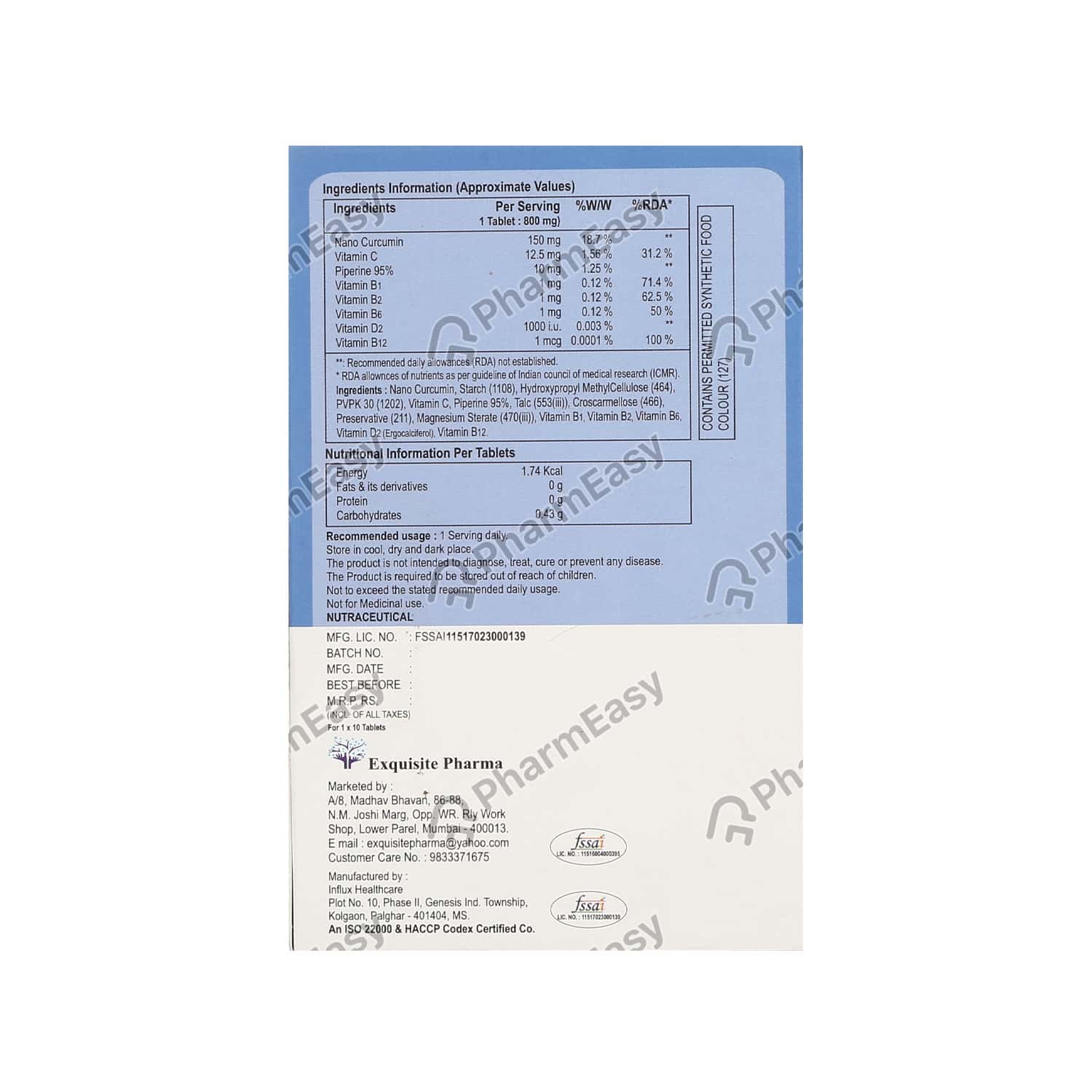 Buy Curcuzit Tablet 10'S Online at Flat 18% OFF* | PharmEasy