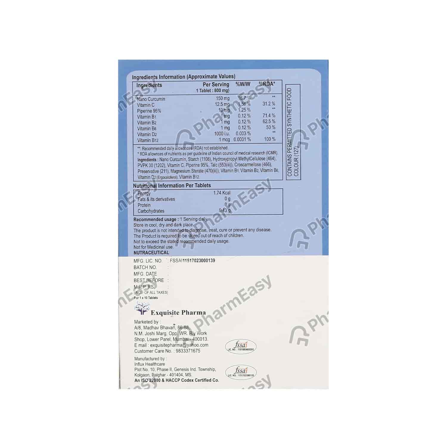 Buy Curcuzit Tablet 10'S Online at Flat 18% OFF* | PharmEasy