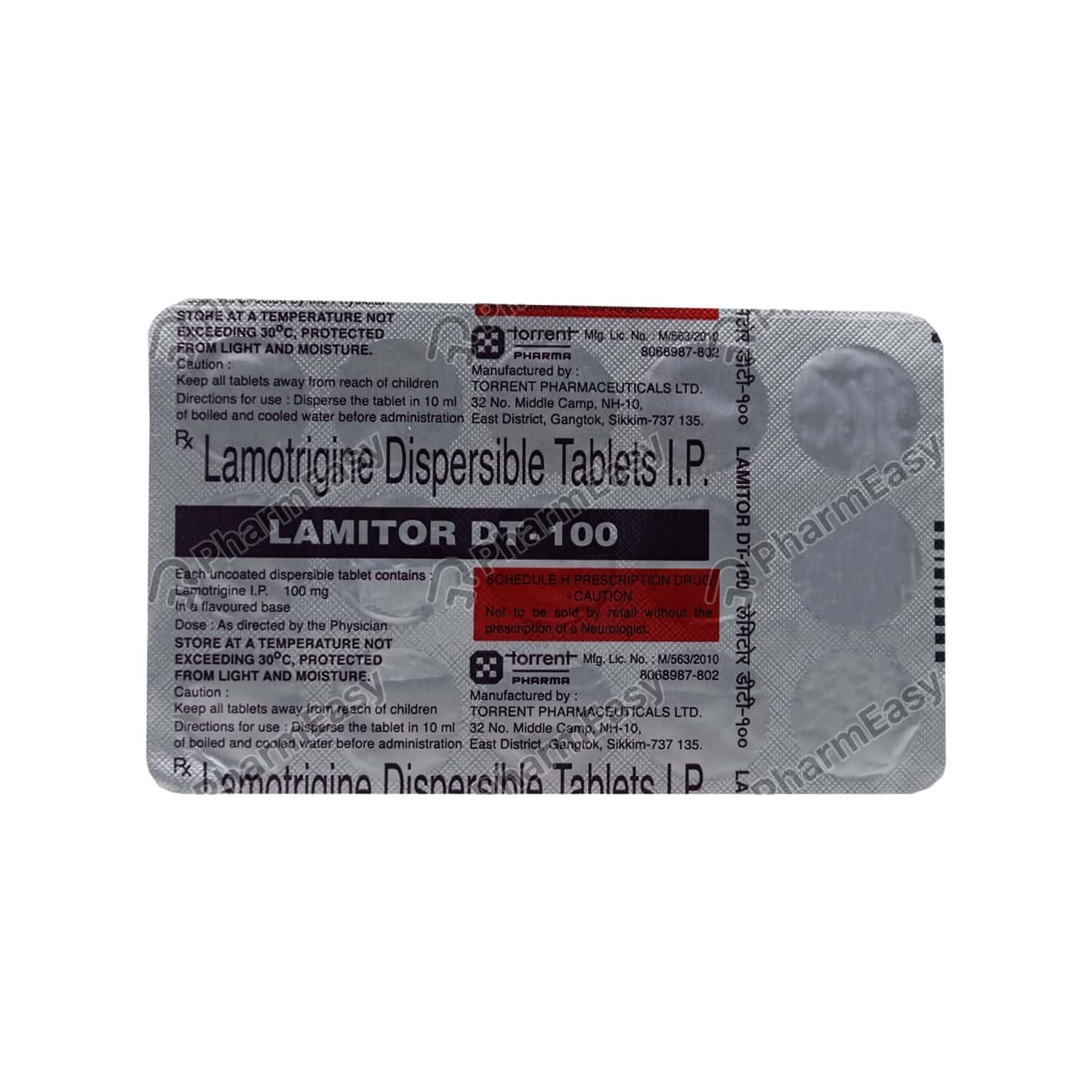 Buy Lamitor Dt 100 MG Tablet (15) Online at Flat 18% OFF* | PharmEasy