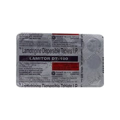 Buy Lamitor Dt 100 MG Tablet (15) Online at Flat 18% OFF* | PharmEasy