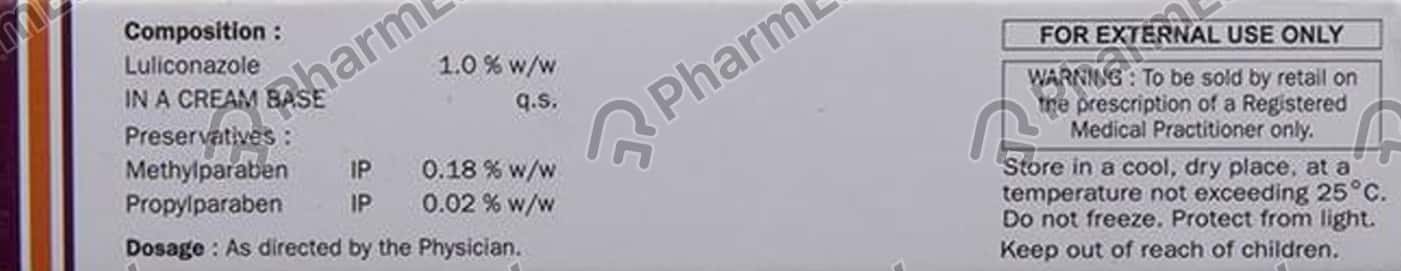 Lzhh 1 %W/W Cream (20): Uses, Side Effects, Price & Dosage | PharmEasy