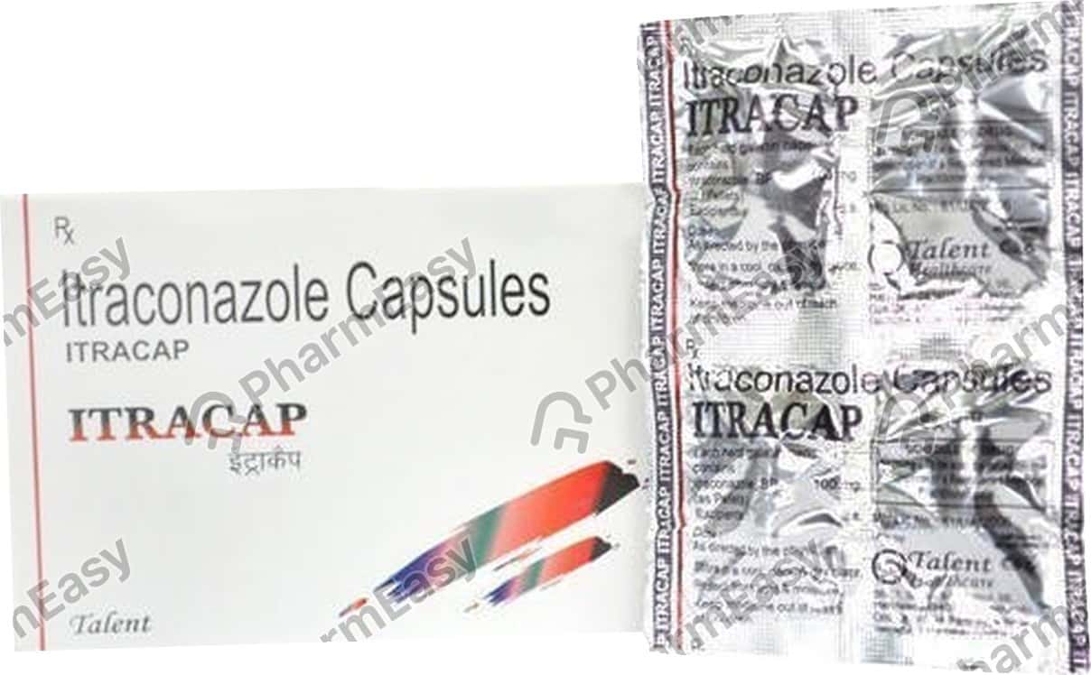Itracap 200 MG Capsule (4): Uses, Side Effects, Price & Dosage | PharmEasy