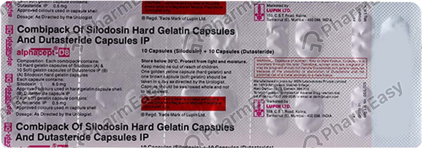 Alphacept D 8mg Combi Kit Strip Of 20 Capsules: Uses, Side Effects ...