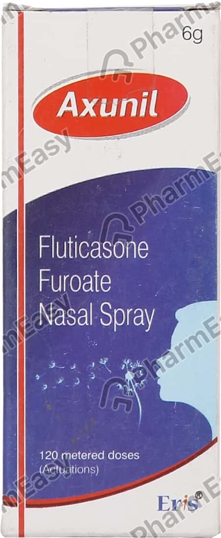 Axunil 27.5 MCG Nasal Spray (120): Uses, Side Effects, Price & Dosage ...
