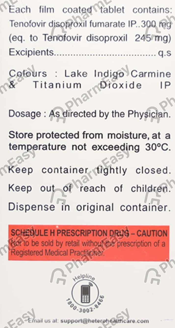 Tenof 300 MG Tablet (30): Uses, Side Effects, Price & Dosage | PharmEasy