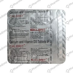 Calbrit Tablet: Uses, Side-effects, Price, Dosage & More Info - PharmEasy