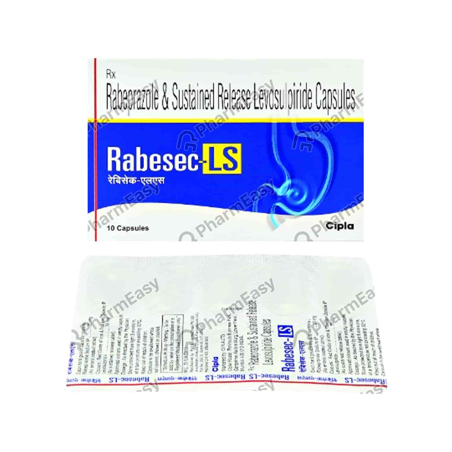 Rabesec Ls Strip Of 10 Capsules - Uses, Side Effects, Dosage ...