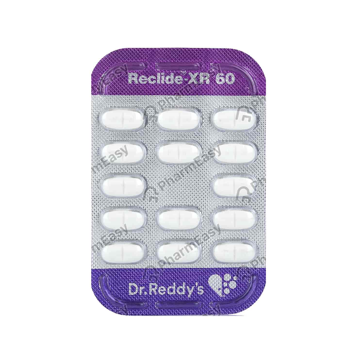 Buy Reclide Xr 60mg Strip Of 14 Tablets Online at Flat 18% OFF* | PharmEasy