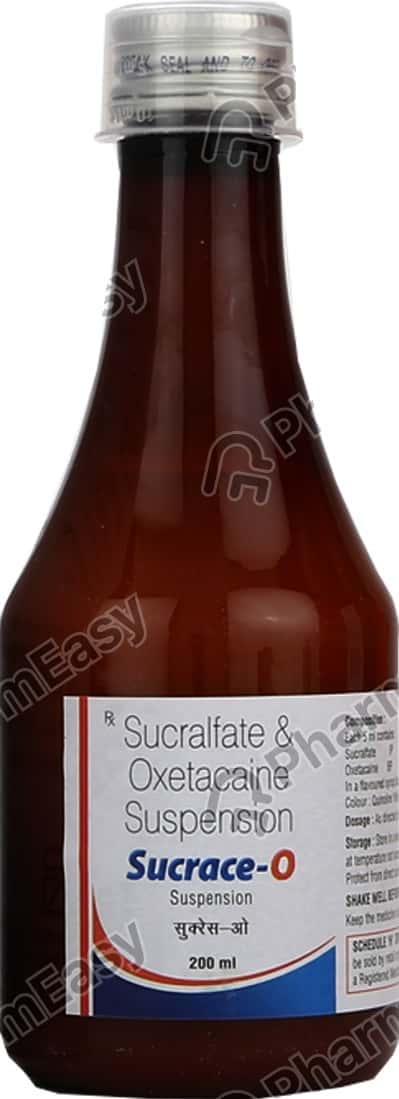 Sucrace O Suspension 200ml: Uses, Side Effects, Price & Dosage | PharmEasy