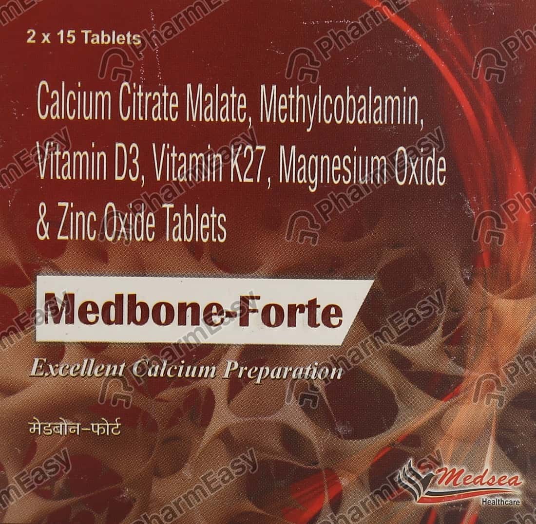Buy Medbone Forte Strip Of 15 Tablets Online & Save Up to 24% at PharmEasy