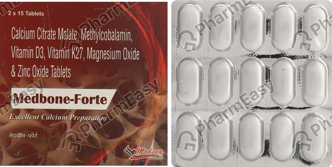 Buy Medbone Forte Strip Of 15 Tablets Online at Flat 15% OFF | PharmEasy