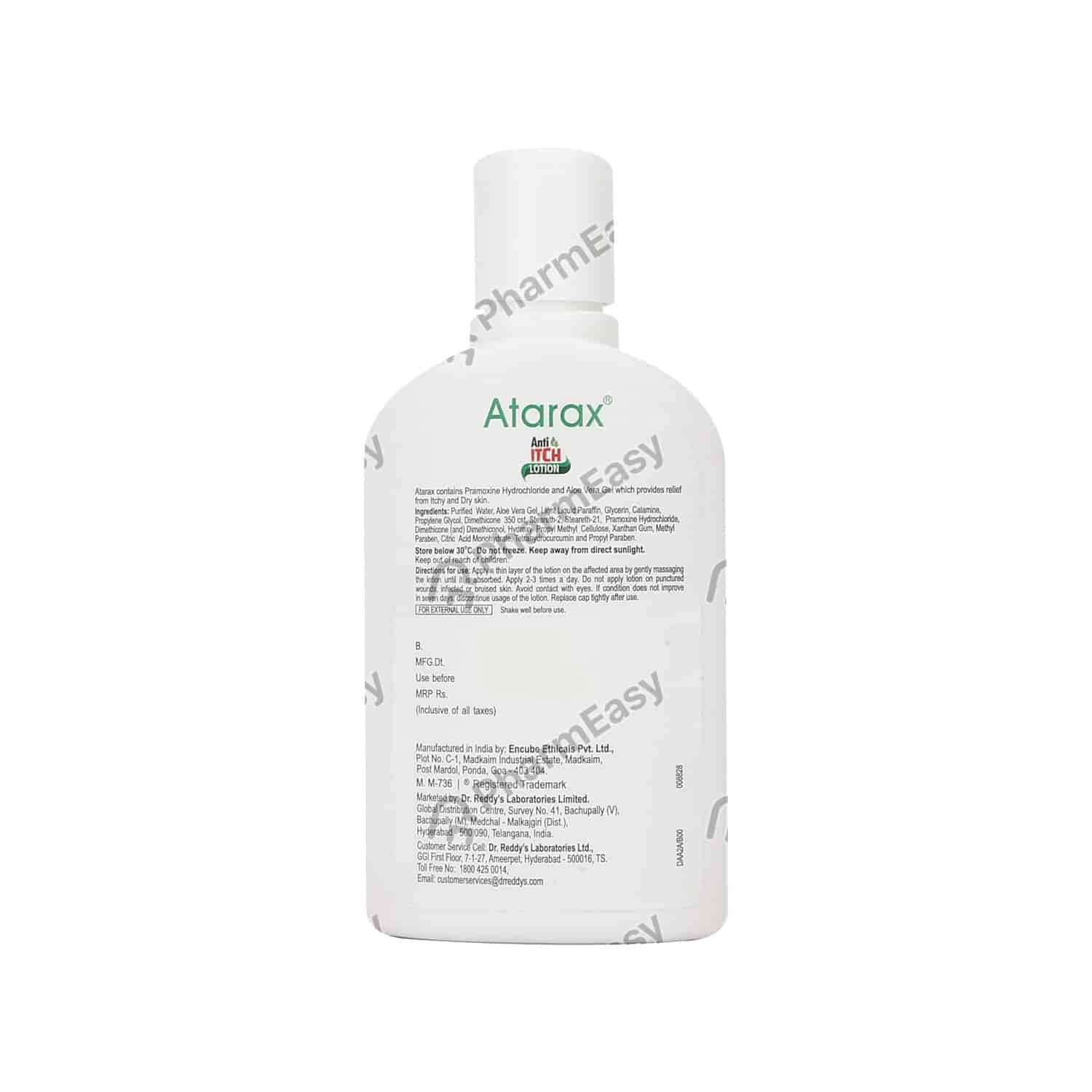 Buy Atarax Anti Itch Lotion 100ml Online at Flat 18% OFF* | PharmEasy