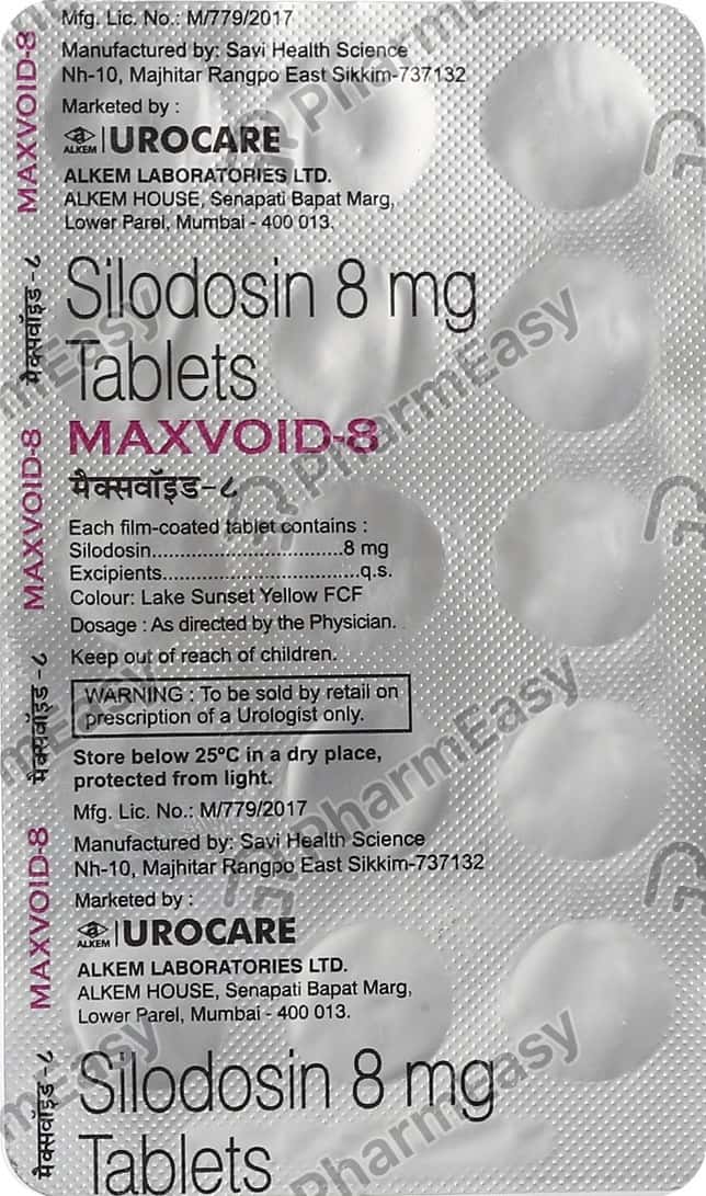 Maxvoid 8 MG Tablet (15): Uses, Side Effects, Price & Dosage | PharmEasy