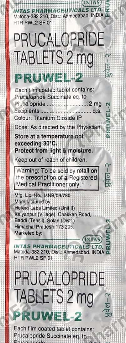 Prucapla 2 MG Tablet (10): Uses, Side Effects, Price, Dosage ...