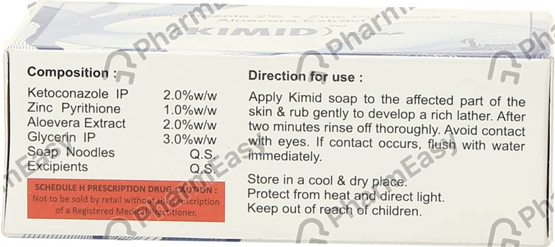 Kimid Soap 75gm: Uses, Side Effects, Price & Dosage | PharmEasy