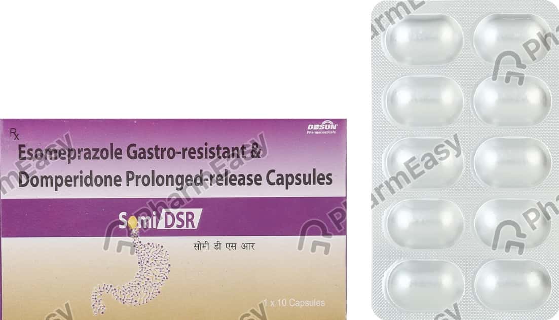 Somi Dsr Strip Of 10 Capsules: Uses, Side Effects, Price & Dosage ...