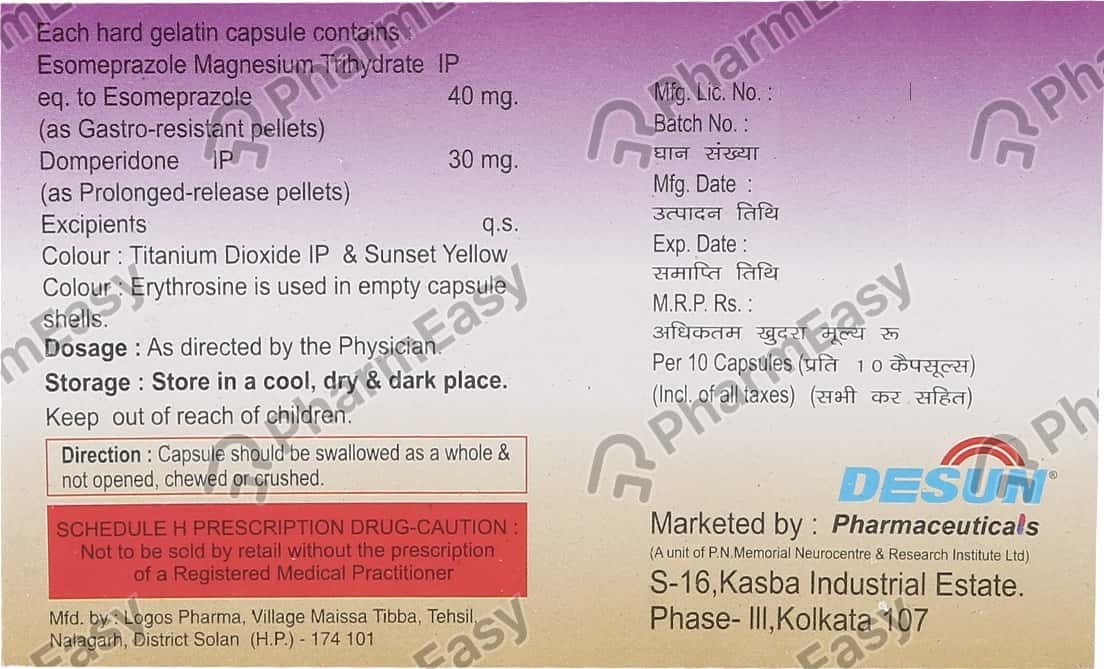 Somi Dsr Strip Of 10 Capsules: Uses, Side Effects, Price & Dosage ...