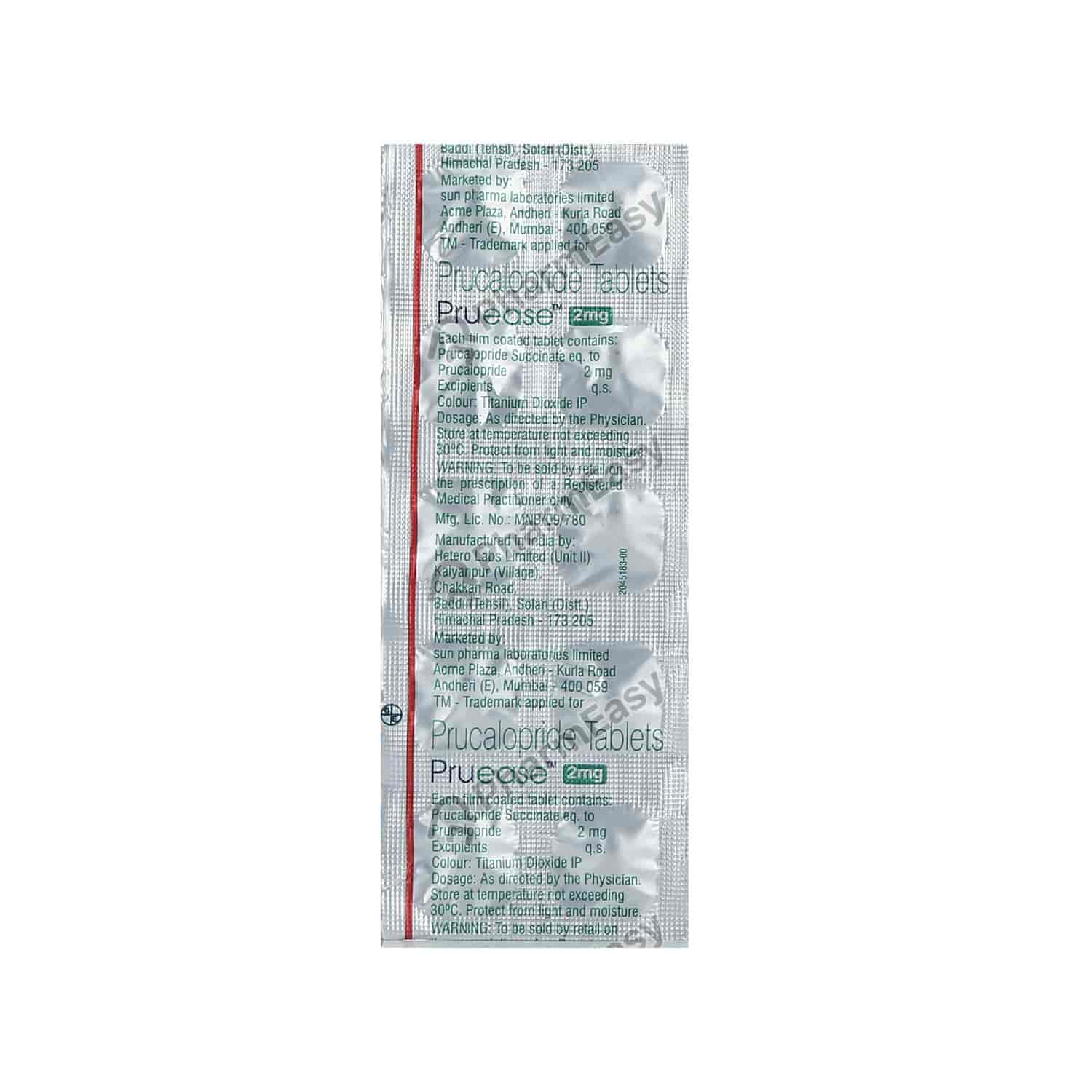 Buy Pruease 2mg Strip Of 10 Tablets Online at Flat 18% OFF* | PharmEasy