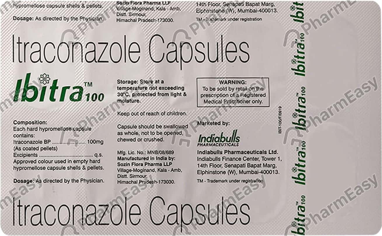 Ibitra 100 MG Capsule (10): Uses, Side Effects, Price & Dosage | PharmEasy
