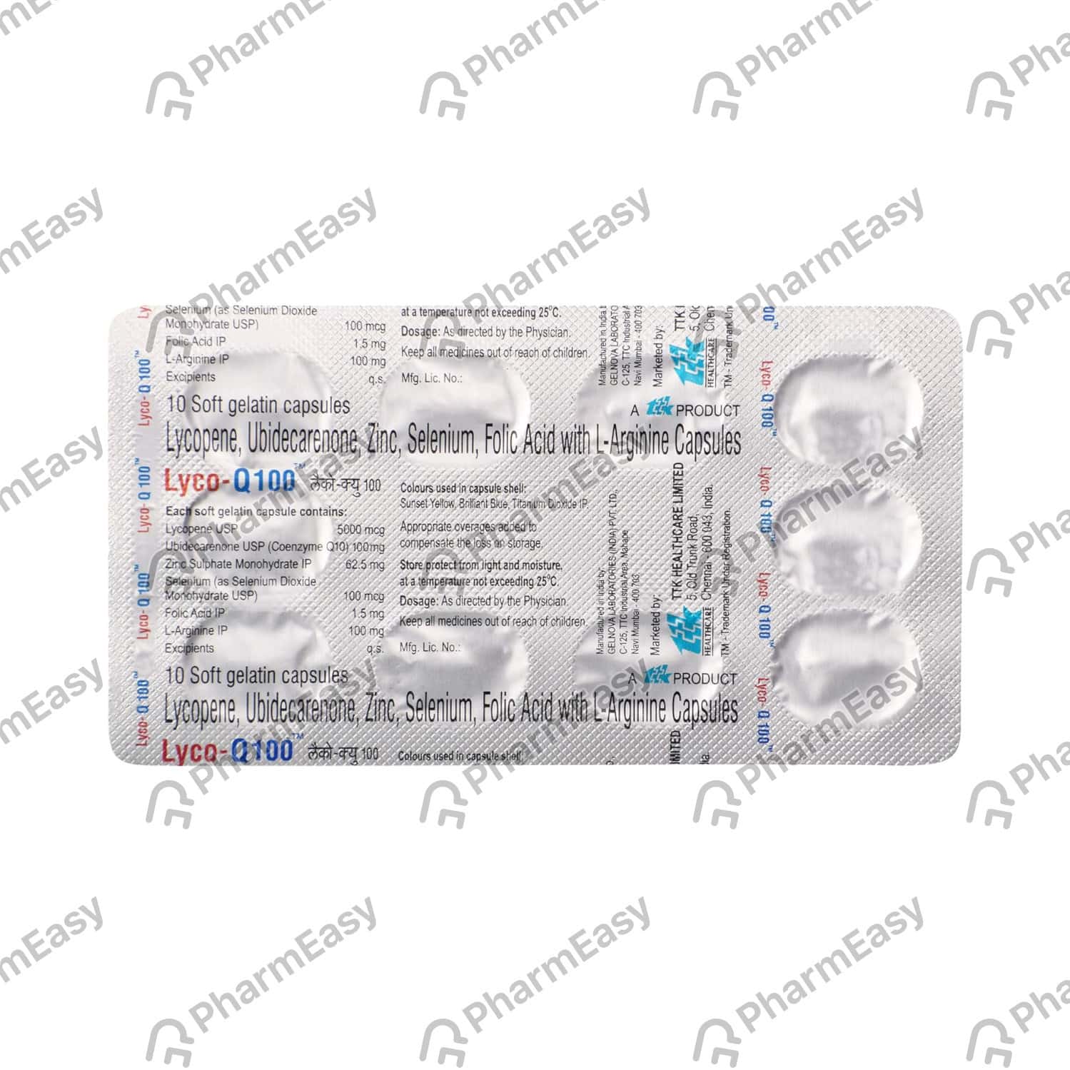Buy Lycotor Q Capsule (10) Online at Flat 15% OFF | PharmEasy