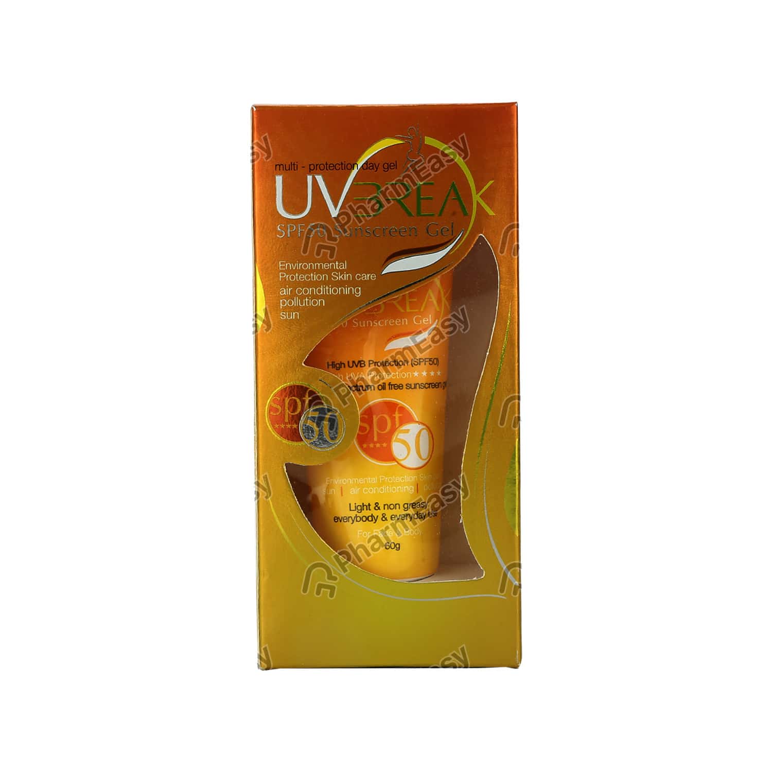 Buy UV BREAK SPF 50 SUNSCREEN GEL 60GM Online & Get Upto 60% OFF at ...